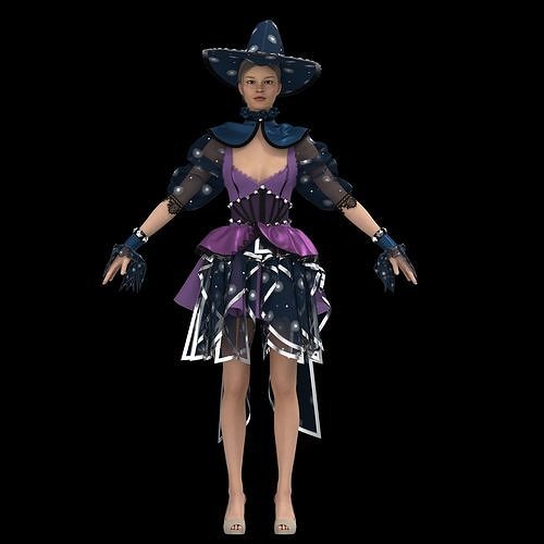witch 3D model | CGTrader