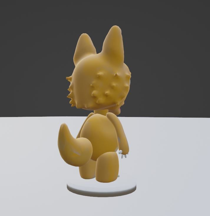Chibi Fox Fantasy free 3D model rigged | CGTrader