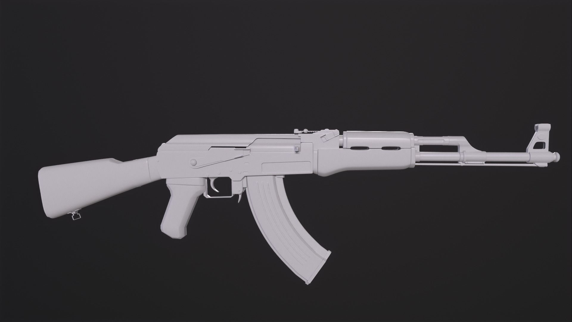 AK-47 free 3D model | CGTrader