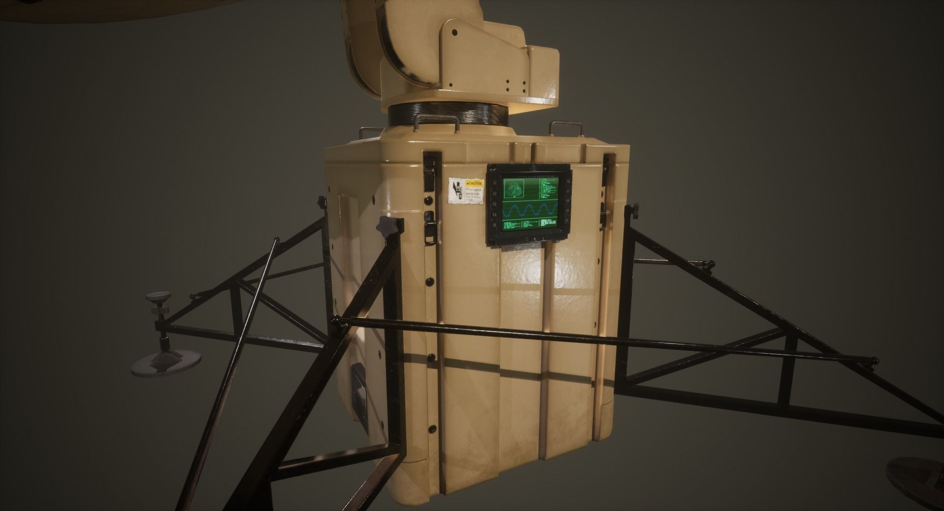 3D model Animated Military Radar VR / AR / low-poly | CGTrader