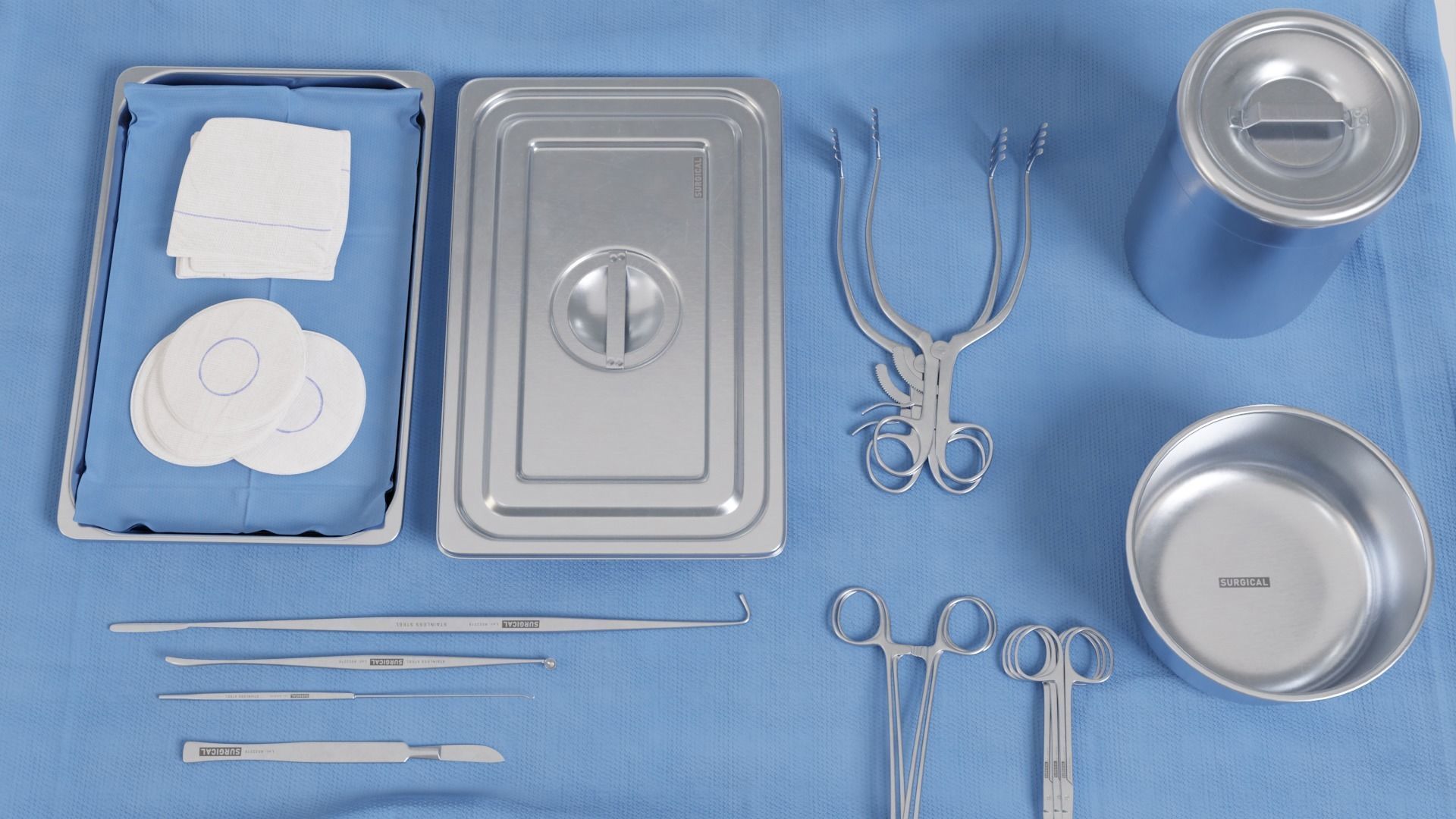 Surgical Instruments and equipment 3D model | CGTrader