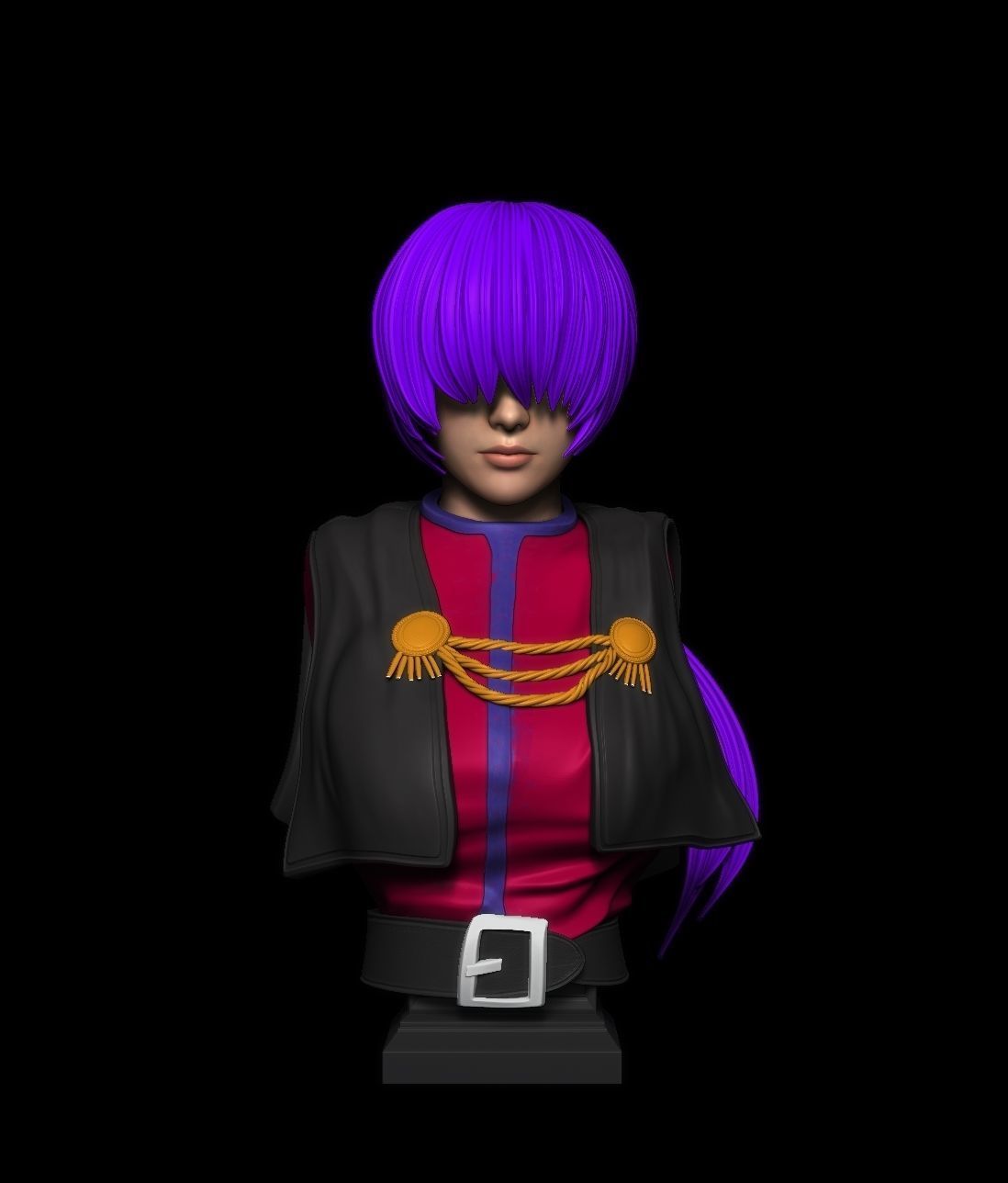 Shermie from KOF Fatal Fury 3d printing STL files by ARK 3D model 3D ...