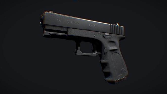 3D model 9MM Pistol VR / AR / low-poly | CGTrader