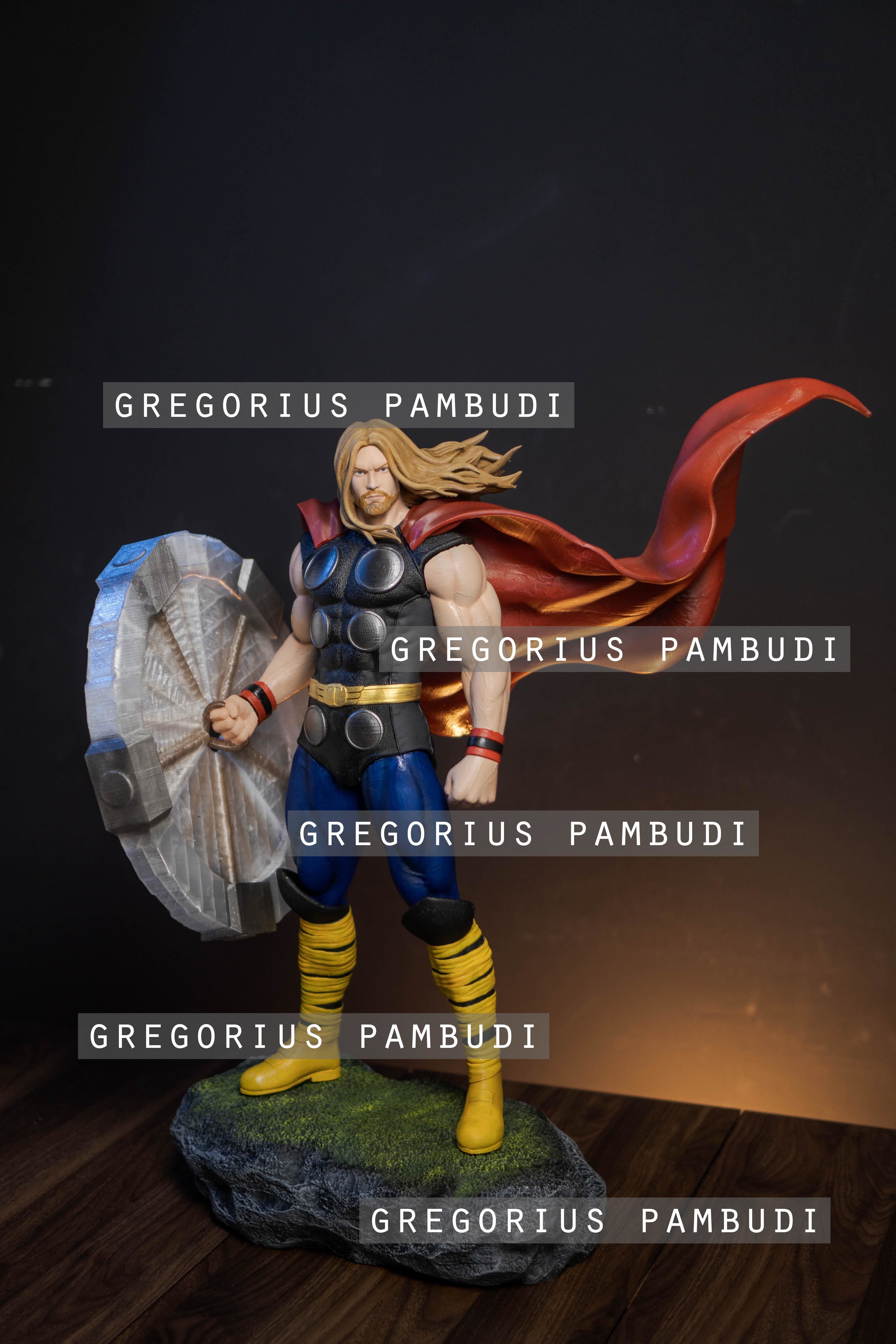 Thor Fan Art Statue 3D Printable 3D model 3D printable | CGTrader