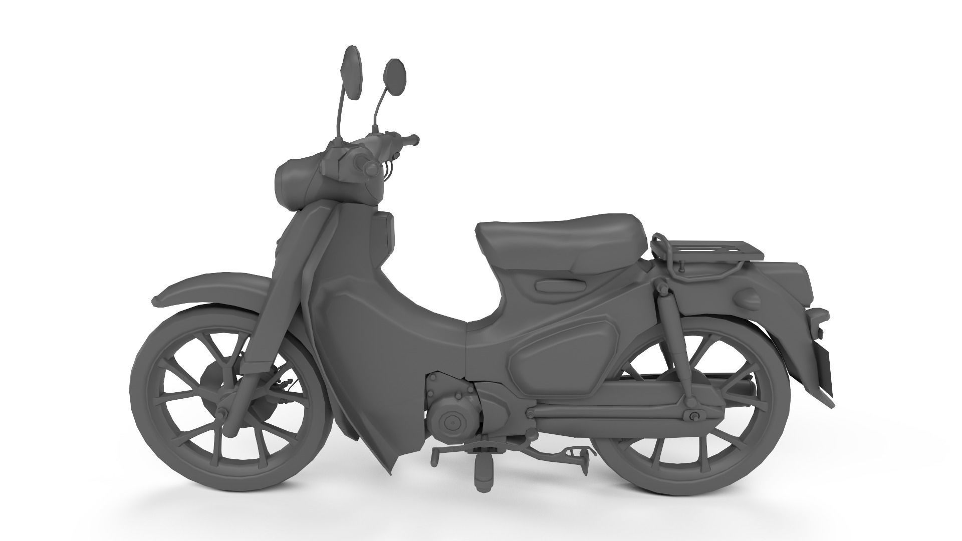 3D model Honda Super Cub C125 VR / AR / low-poly | CGTrader