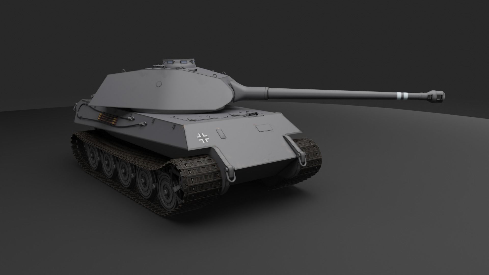 Panzerkampfwagen Tiger 2 prototype 3D model | CGTrader