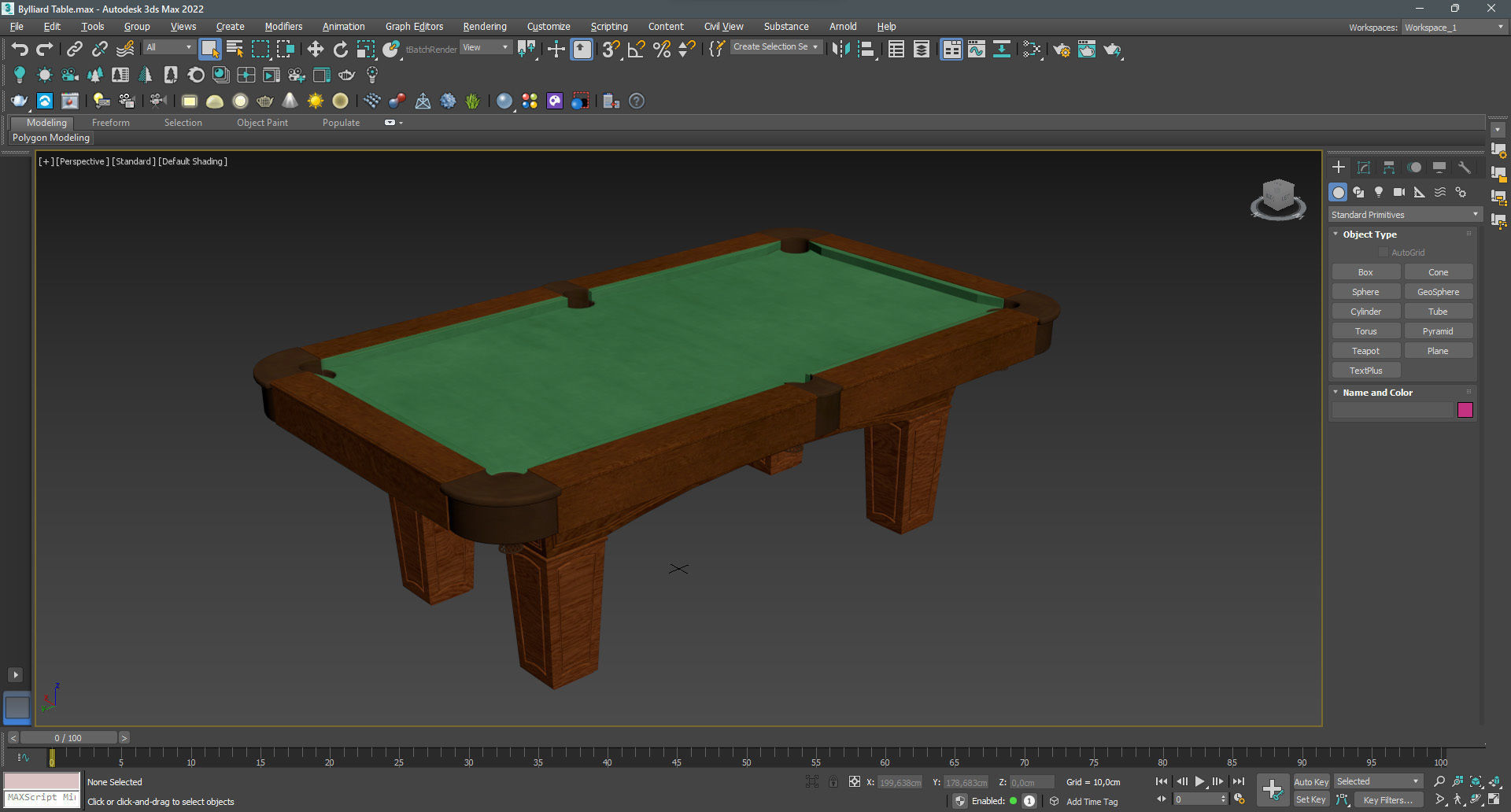 Billiard Table 3D model | CGTrader