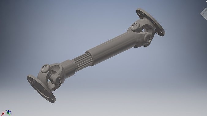 Double Cardan Shaft 3d model 3D model | CGTrader