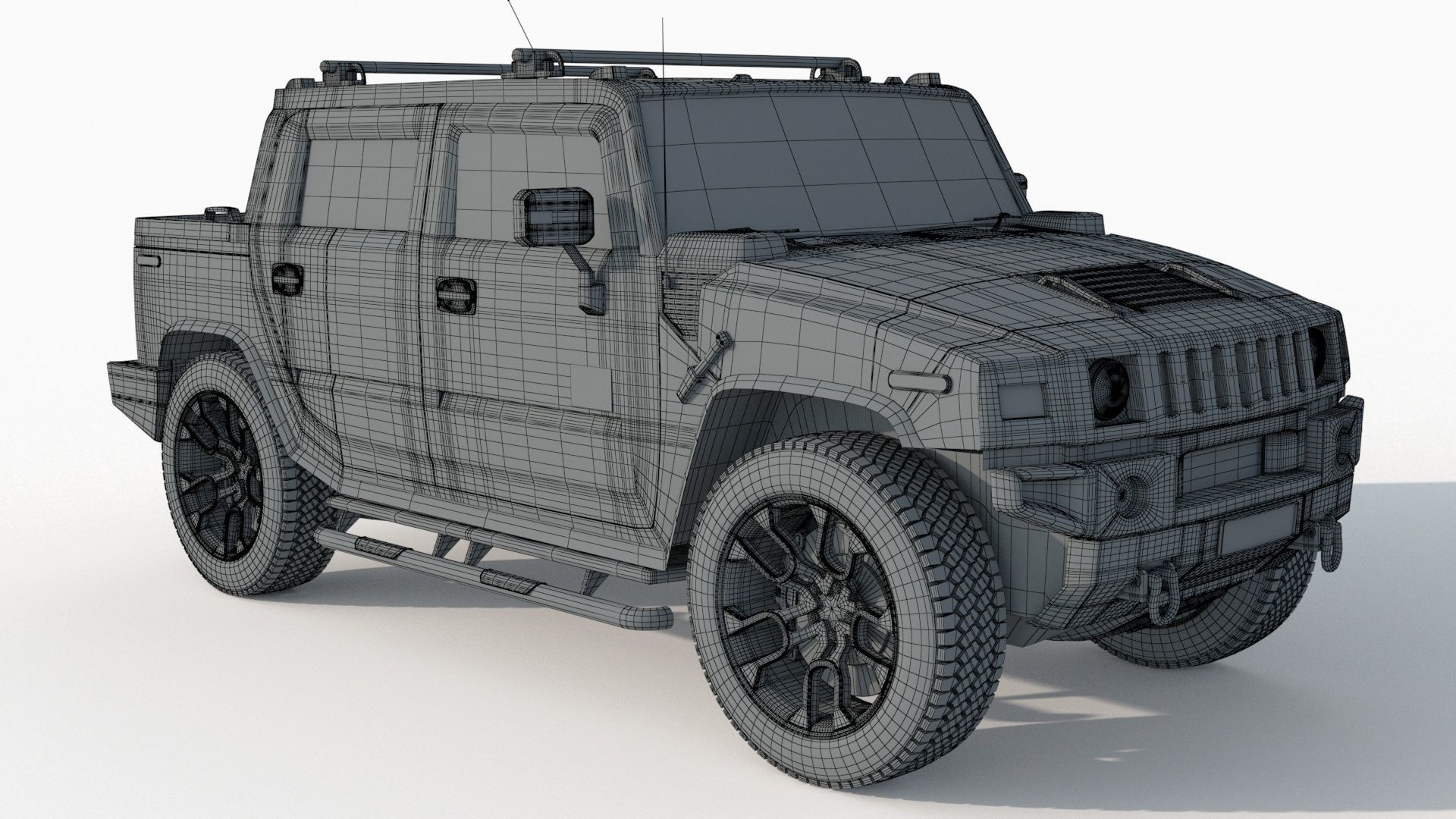 Hummer H 2 Sut 3D model | CGTrader