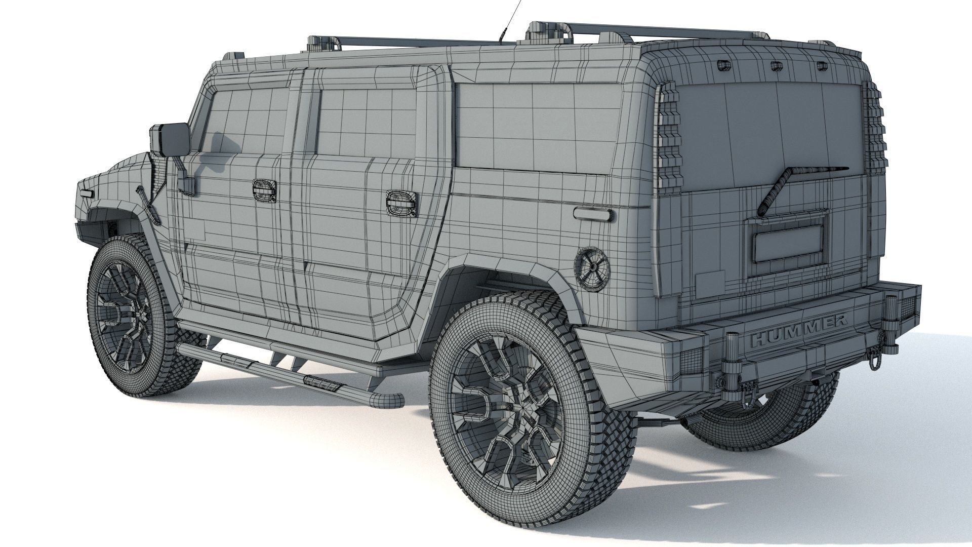 Hummer H 2 Specs 3D model | CGTrader