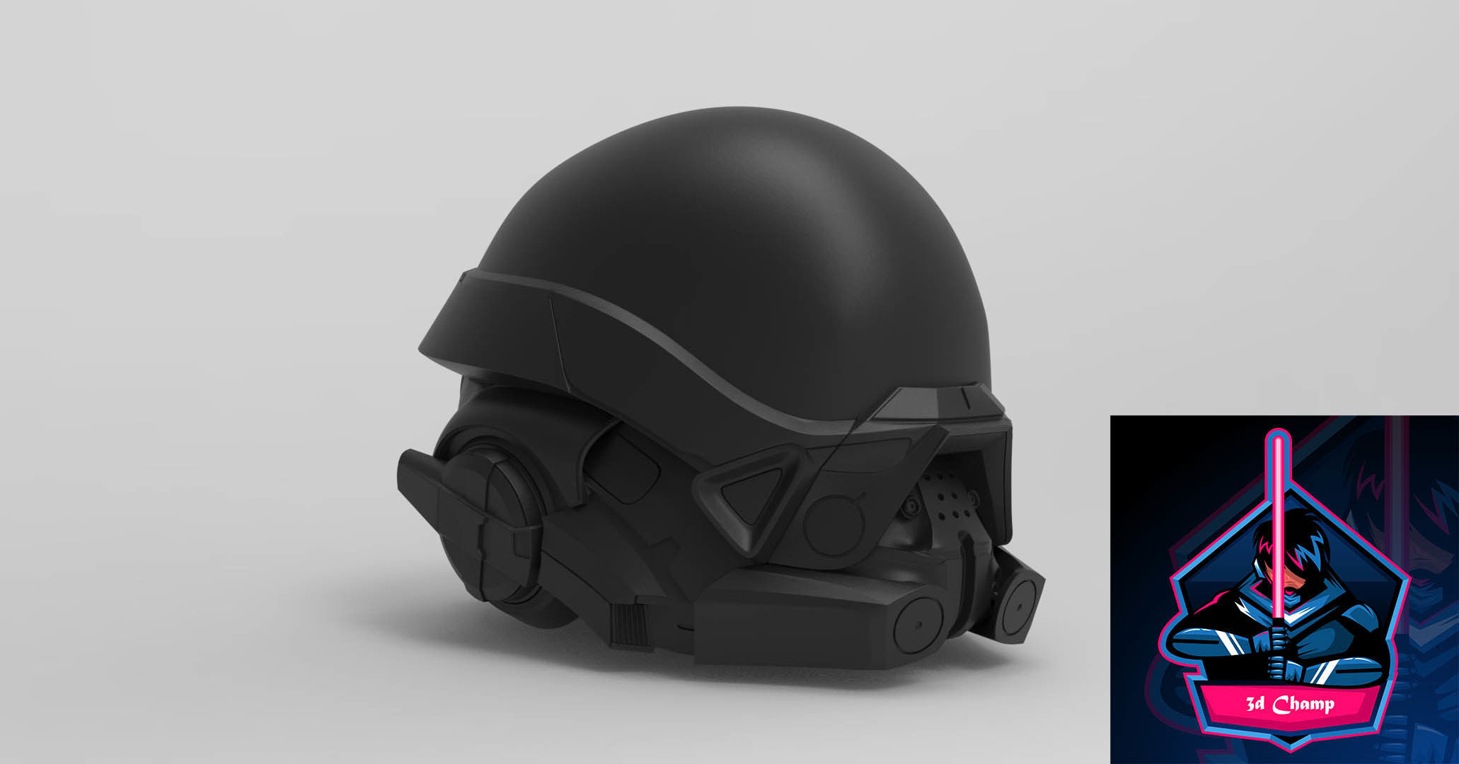 Mass Effect Ryder helmet ready to 3d printing 3D model | CGTrader