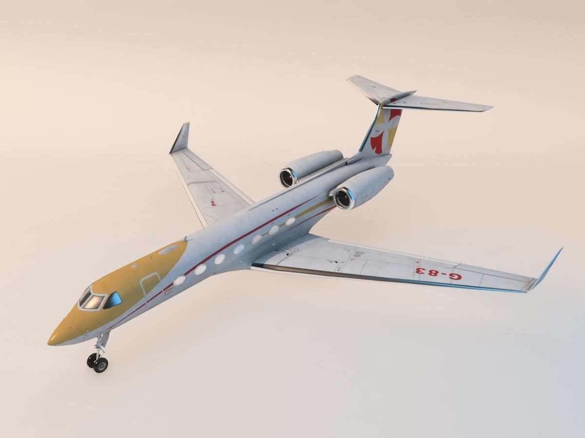 3D model Gulfstream G550 VR / AR / low-poly | CGTrader
