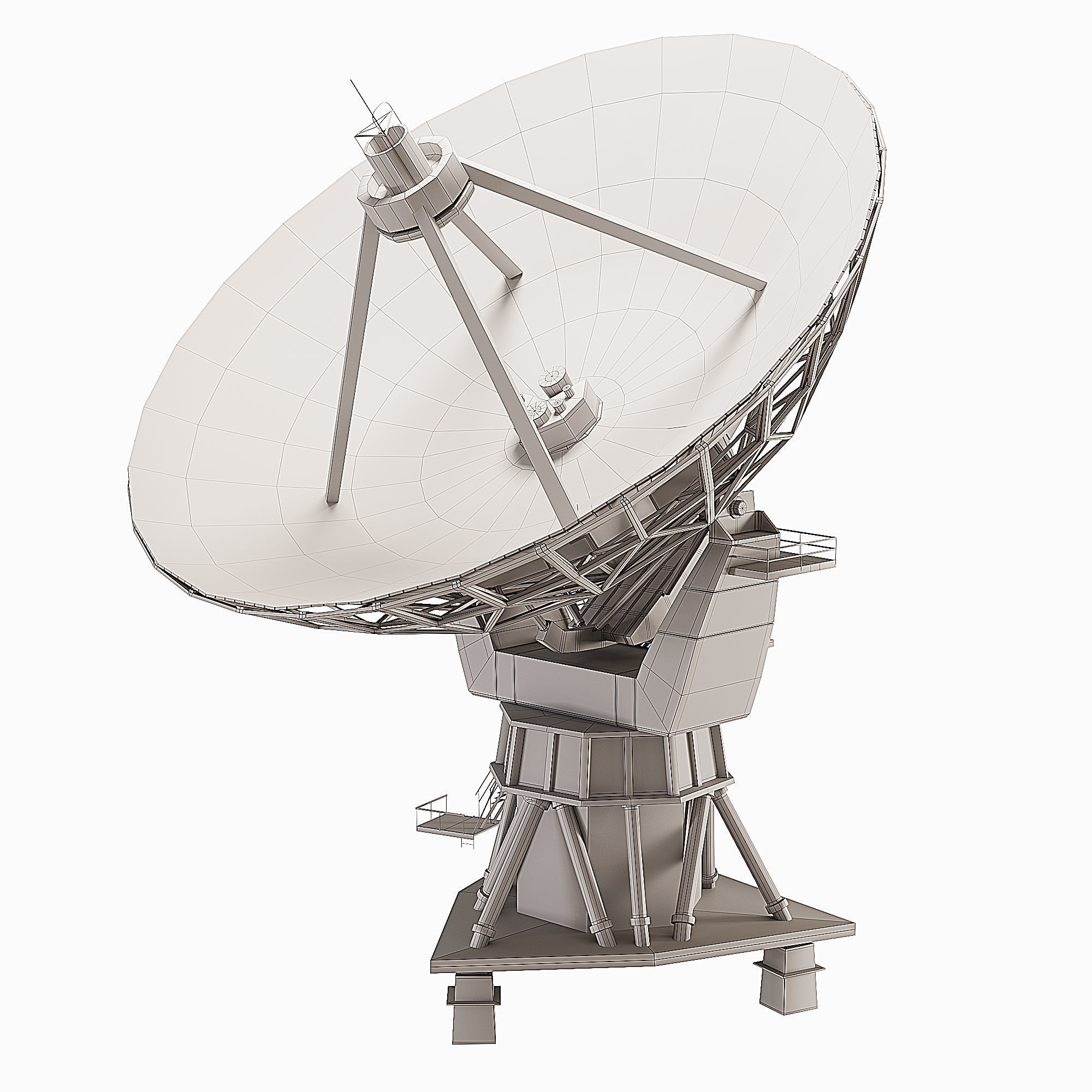 3D model Radio Telescope VLA VR / AR / low-poly | CGTrader