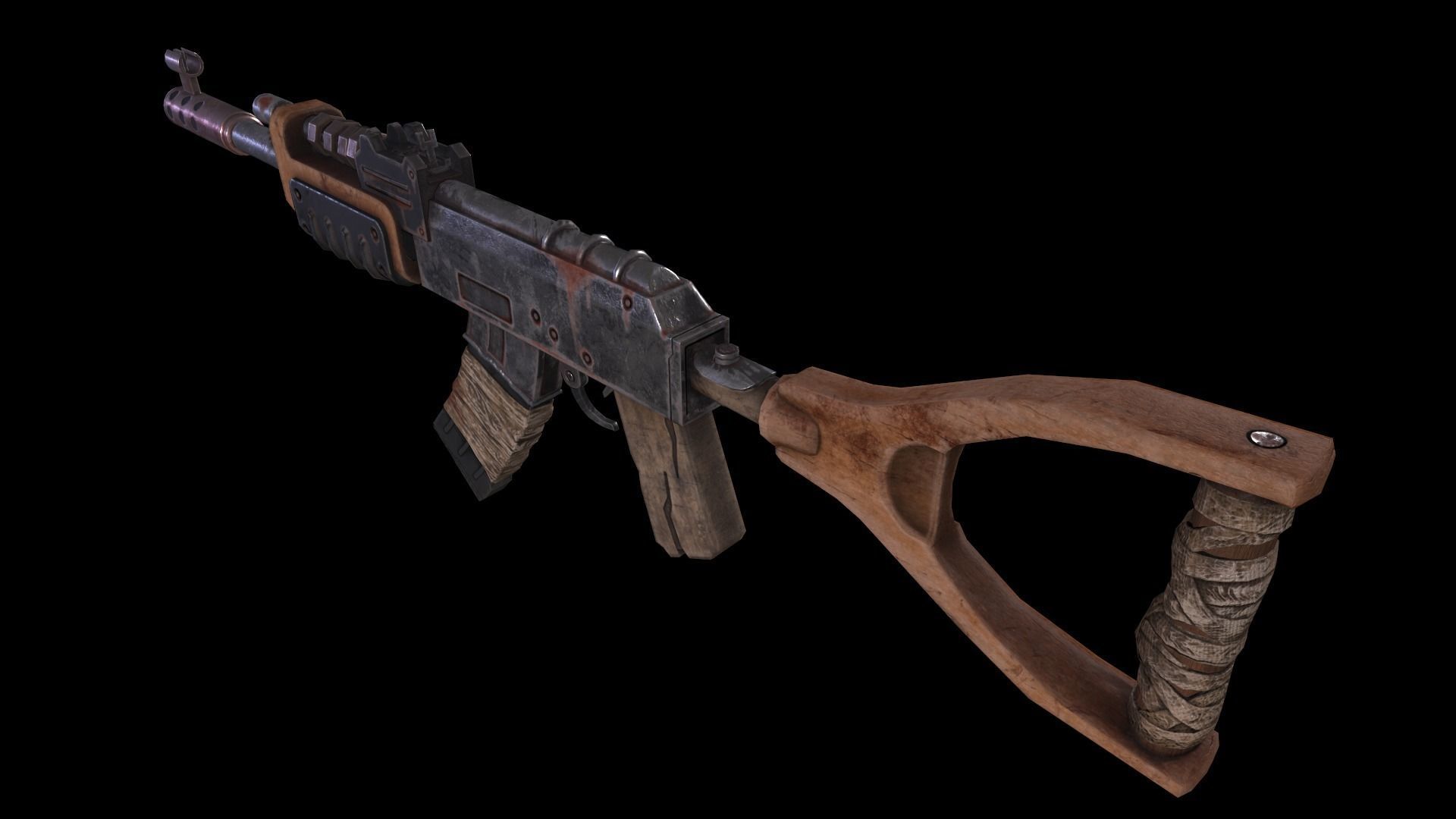 3D model Rust Kalash VR / AR / low-poly | CGTrader