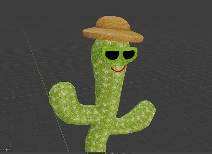 3D model Dancing Cactus VR / AR / low-poly | CGTrader