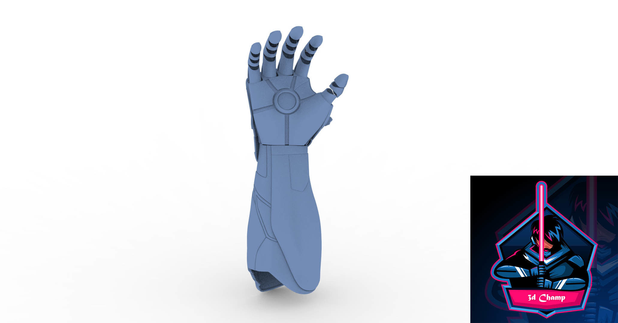 IRONMAN MK 85 GAUNTLET READY TO 3D PRINT 3D model | CGTrader