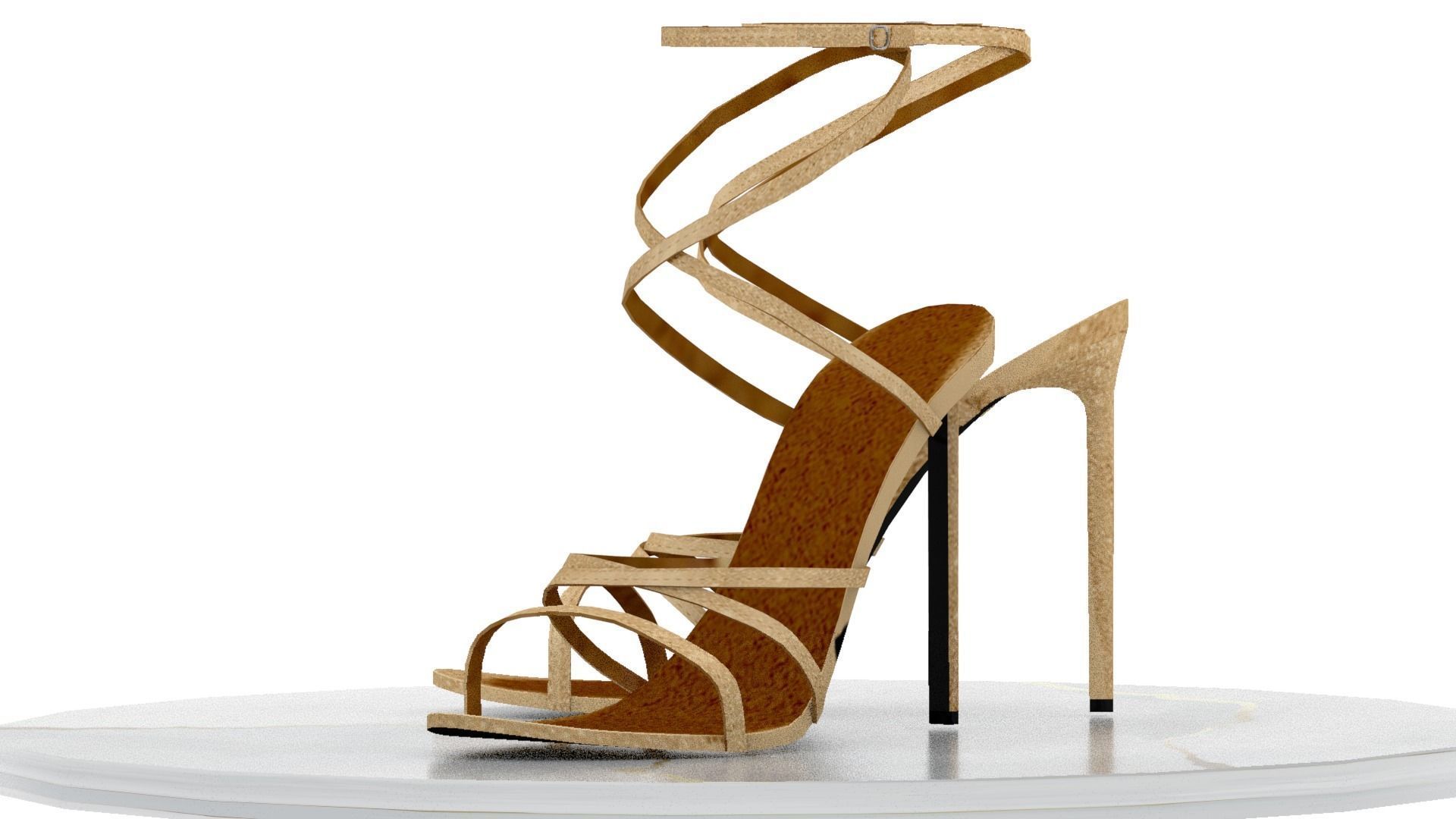 3D model Sandal High heel VR / AR / low-poly | CGTrader