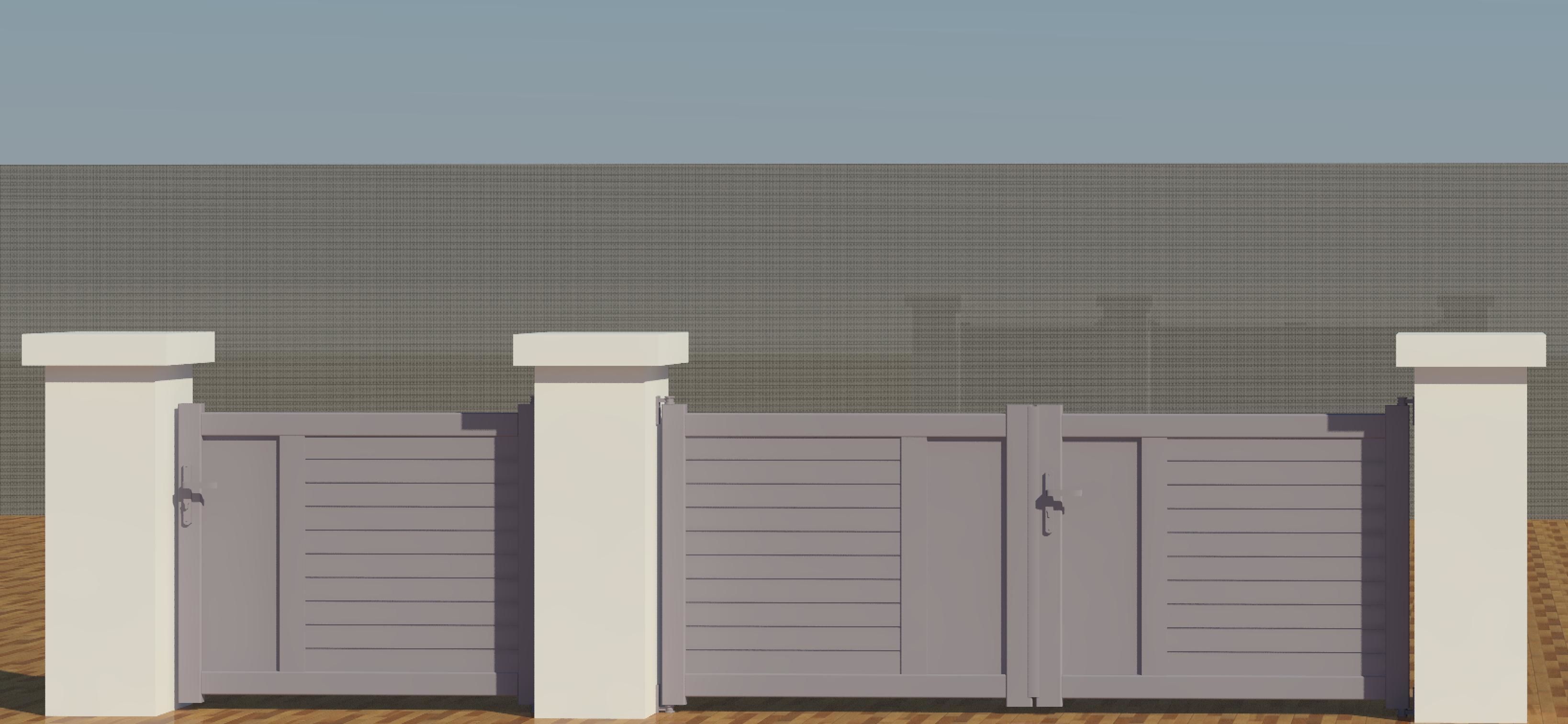Main Gate Revit Family Collection 3D model | CGTrader