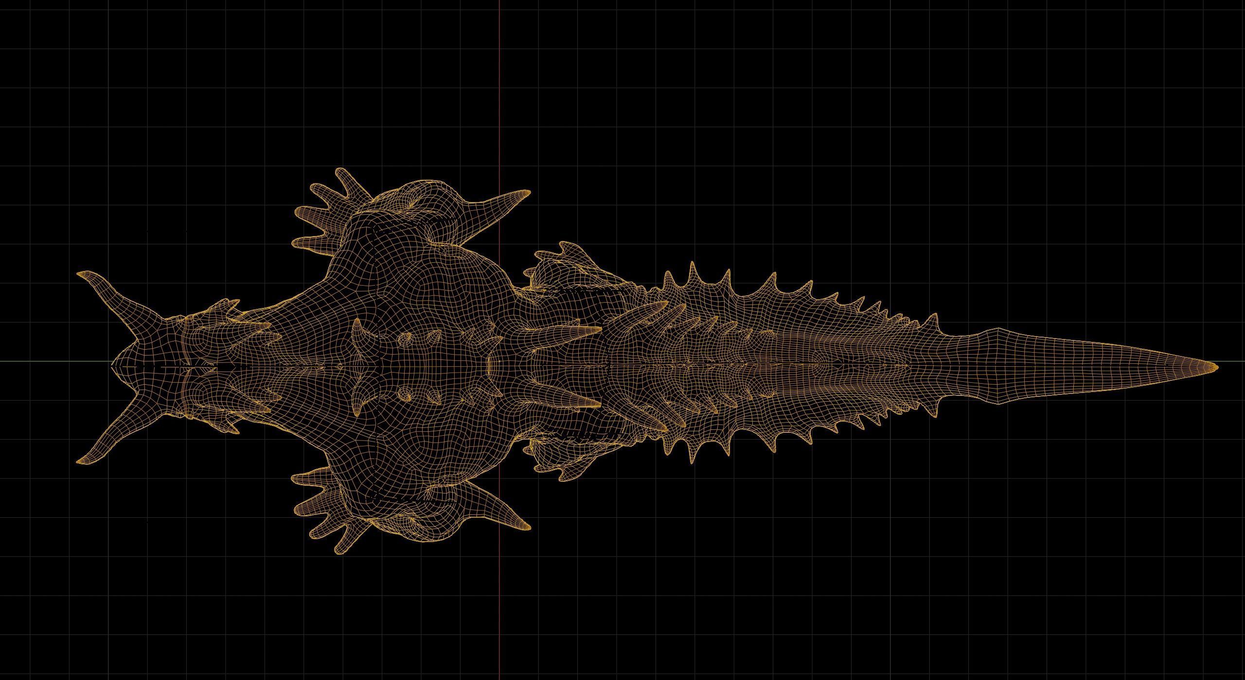 3D model Dragon Alien Creature VR / AR / low-poly | CGTrader