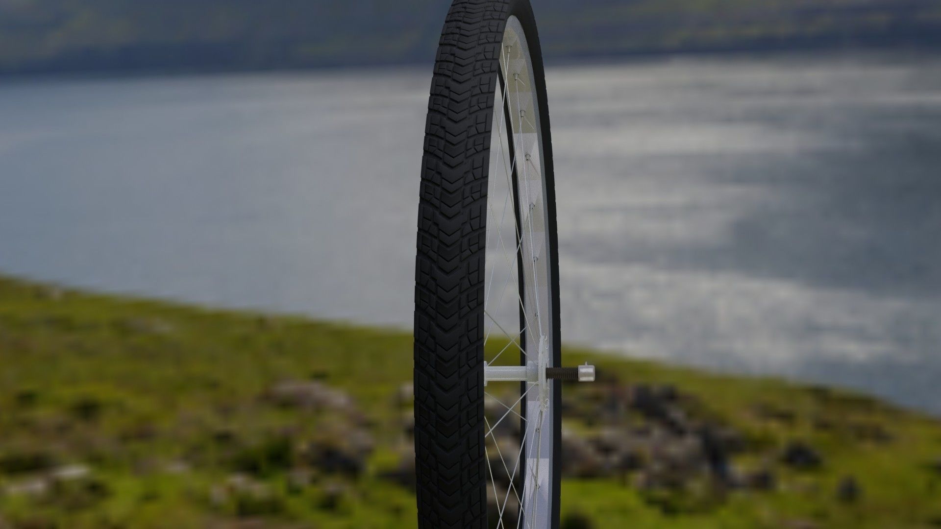 Bycycle Wheel 3D Model free VR / AR / low-poly 3D model | CGTrader