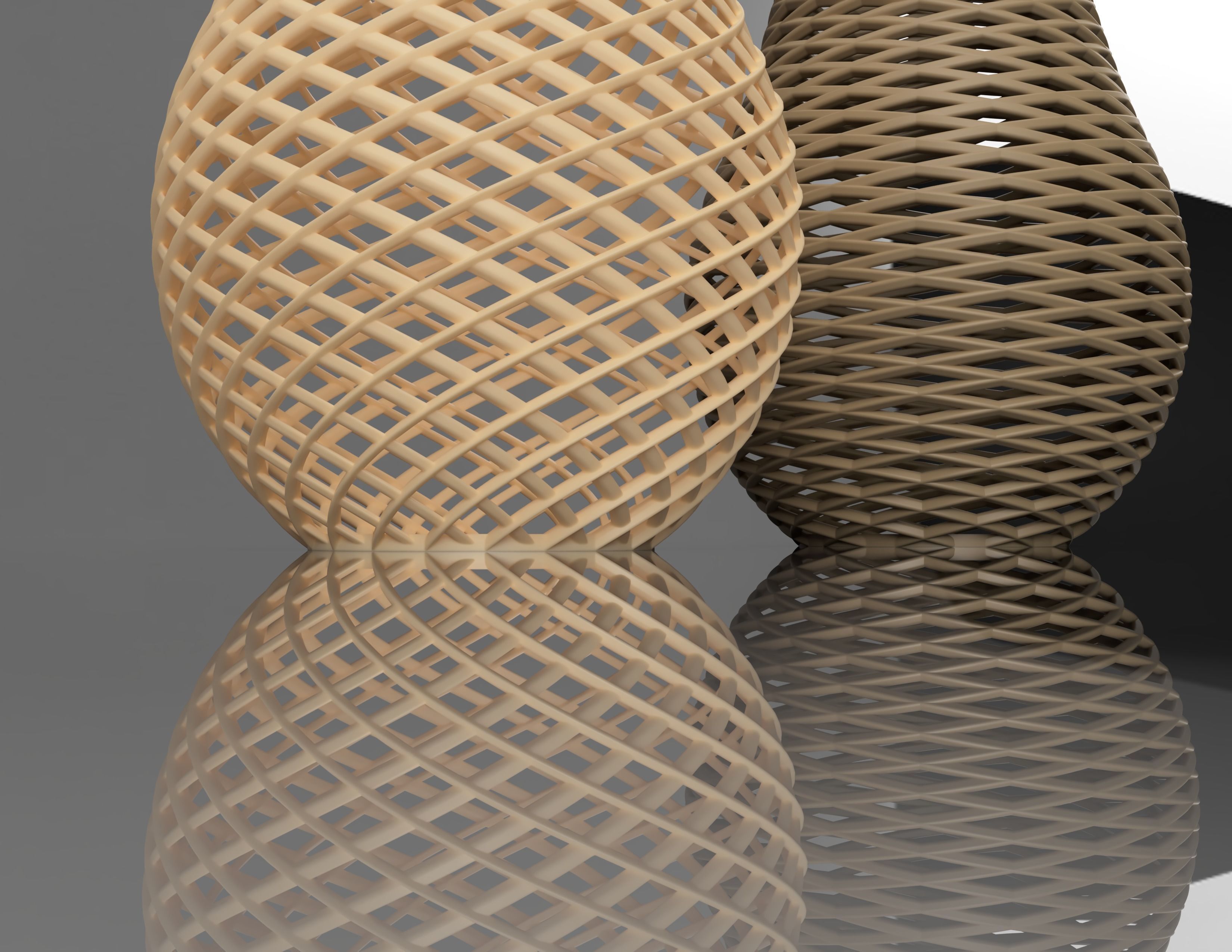 SPIRAL HELIX VASE 3D model 3D printable | CGTrader