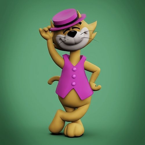 TOP CAT 3D model 3D printable | CGTrader