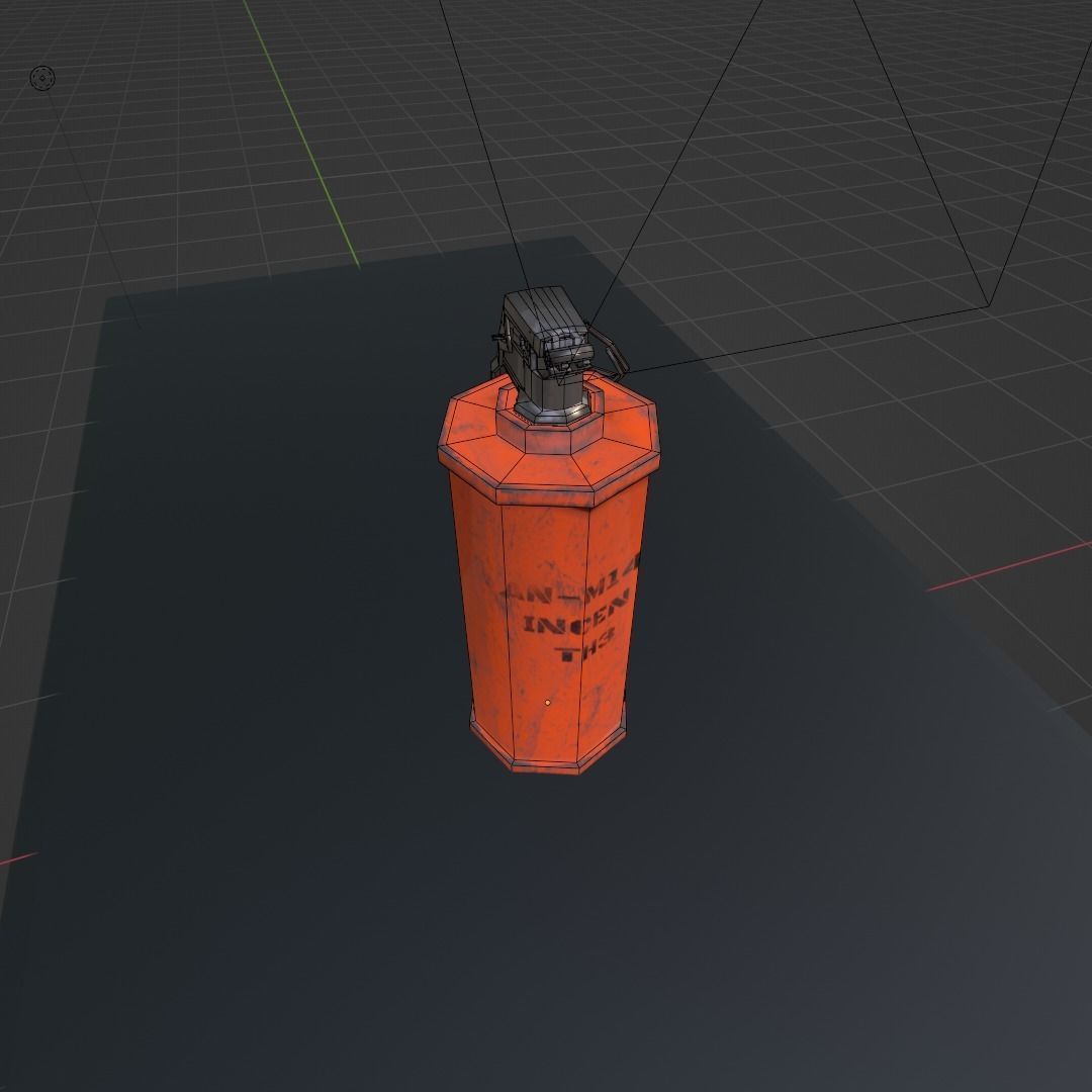 3D model Fire Bomb VR / AR / low-poly | CGTrader