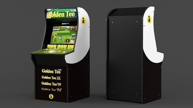 Retro Arcade Machine 3D model | CGTrader