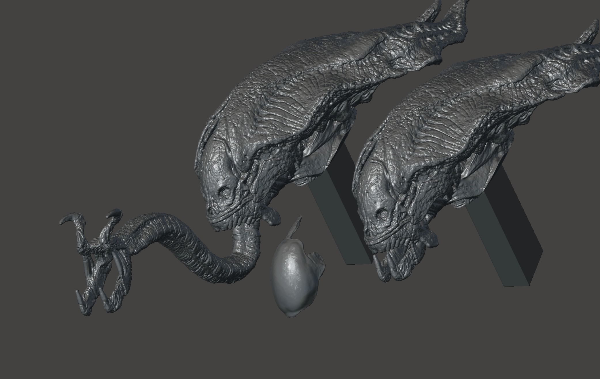 TITAN XENOMORPH QUEEN ALIEN ALIENS DARK DESCENT ULTRA DETAILED 3D model ...