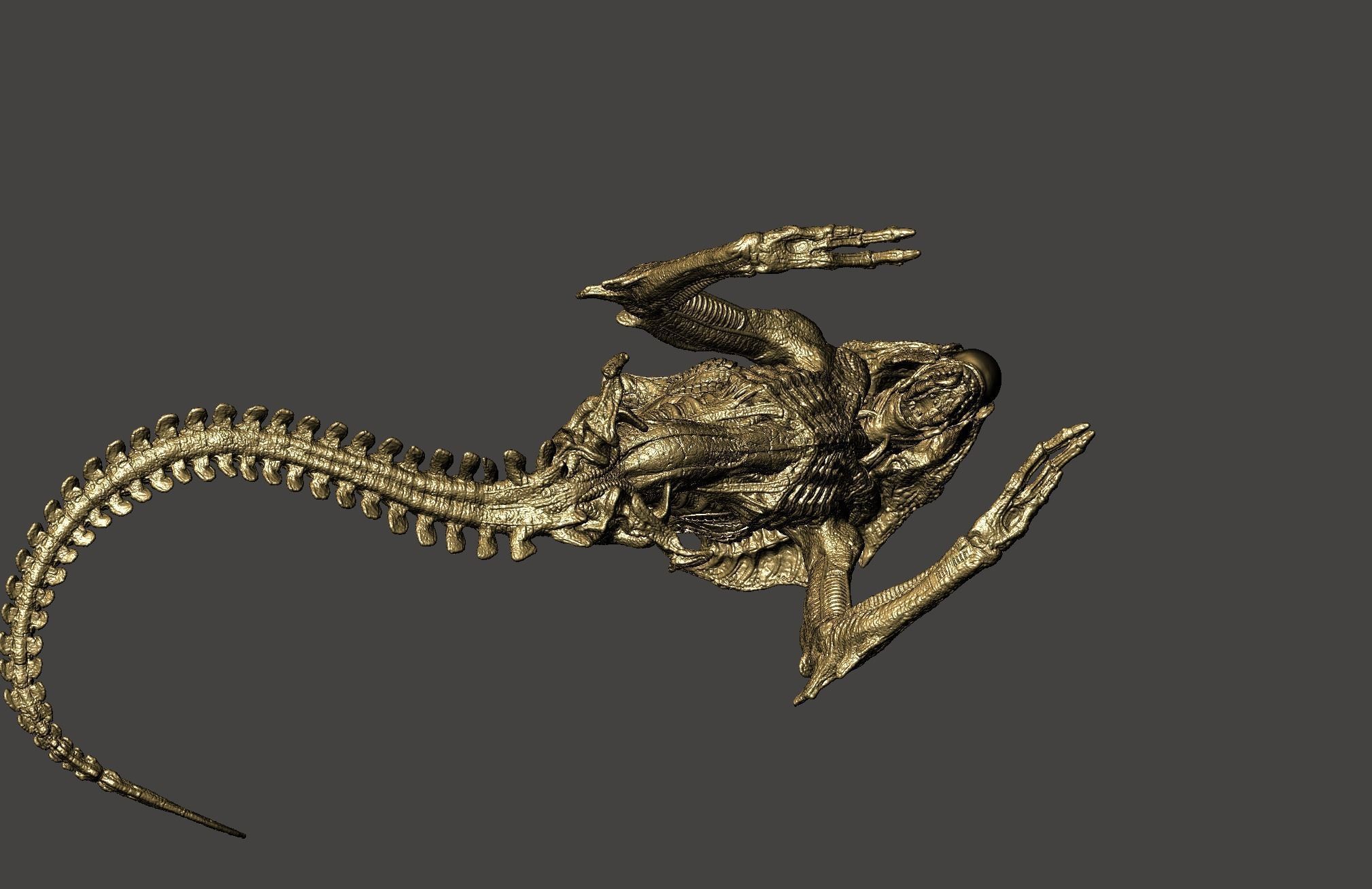 TITAN XENOMORPH QUEEN ALIEN ALIENS DARK DESCENT ULTRA DETAILED 3D model ...