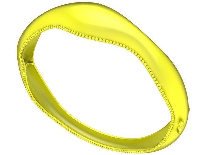 6359 gold bangle 3D model 3D printable | CGTrader