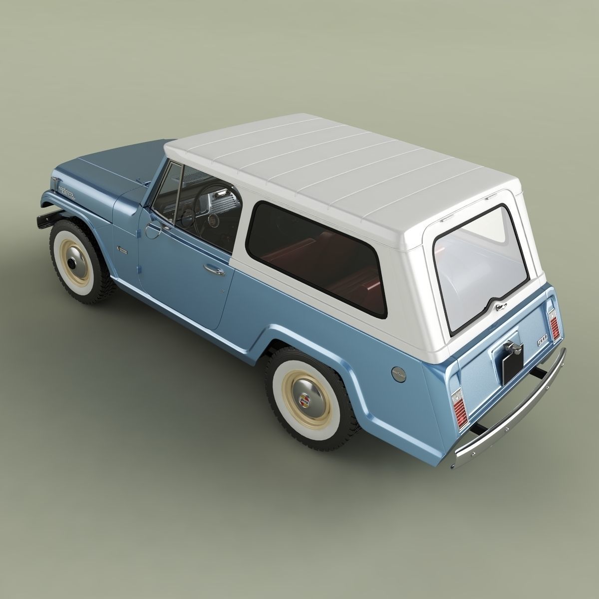 Jeepster Commando C101 3D model | CGTrader