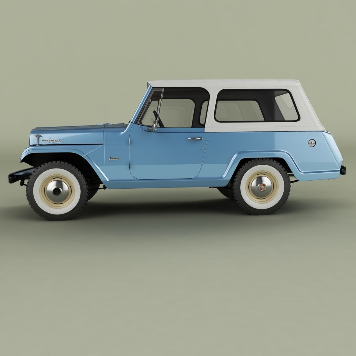 Jeepster Commando C101 3D model | CGTrader