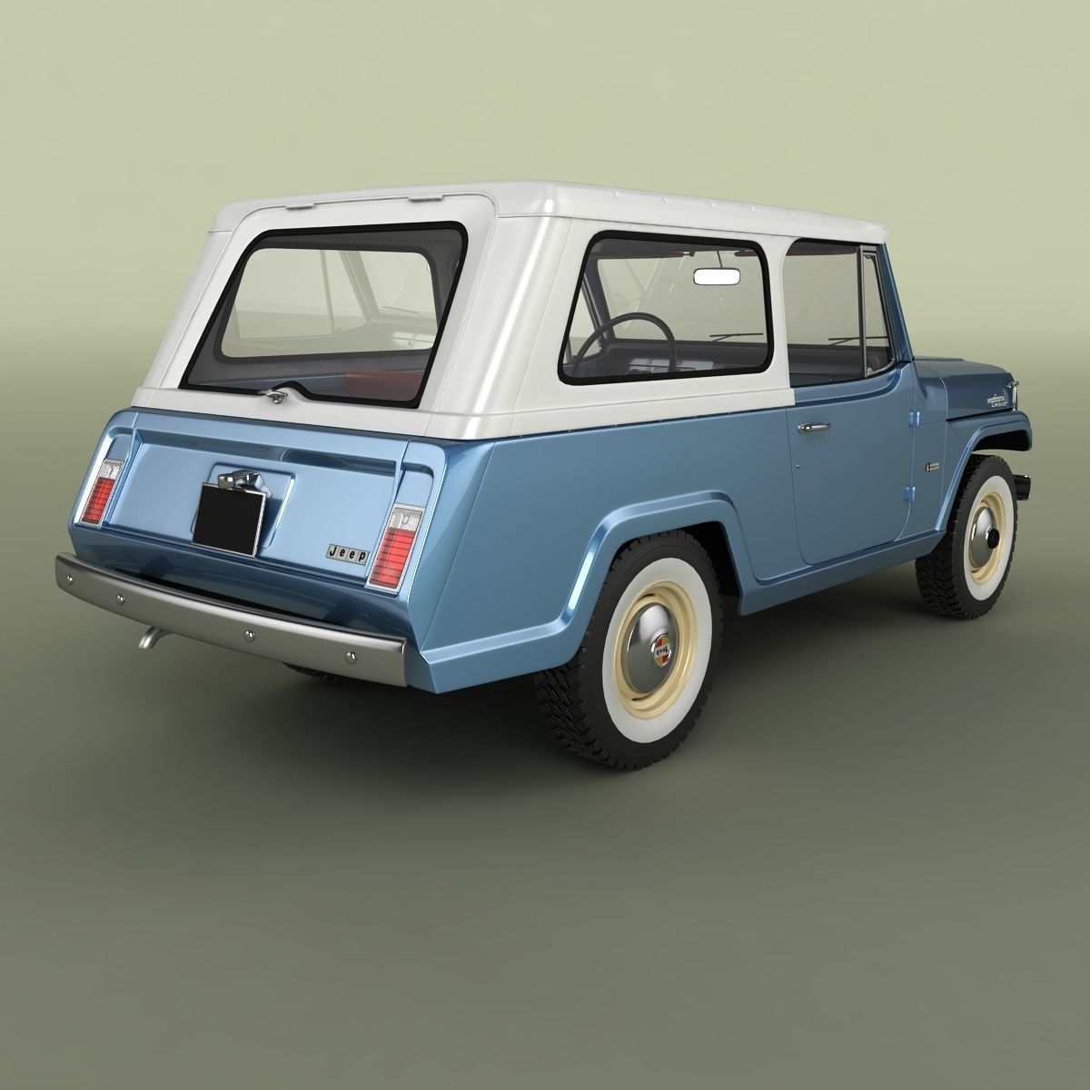 Jeepster Commando C101 3D model | CGTrader