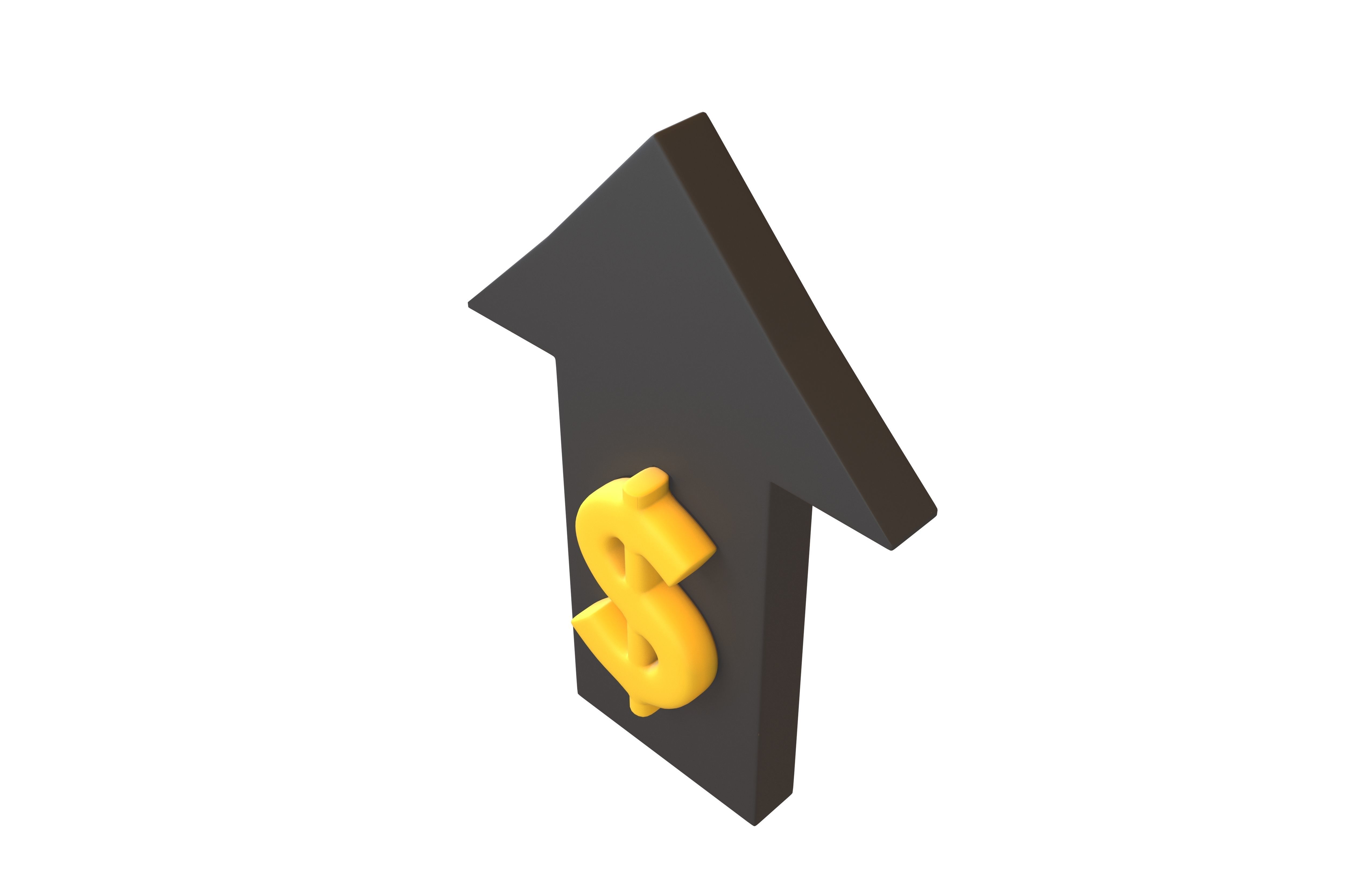 3D model Price Up Symbol V1 001 VR / AR / low-poly | CGTrader