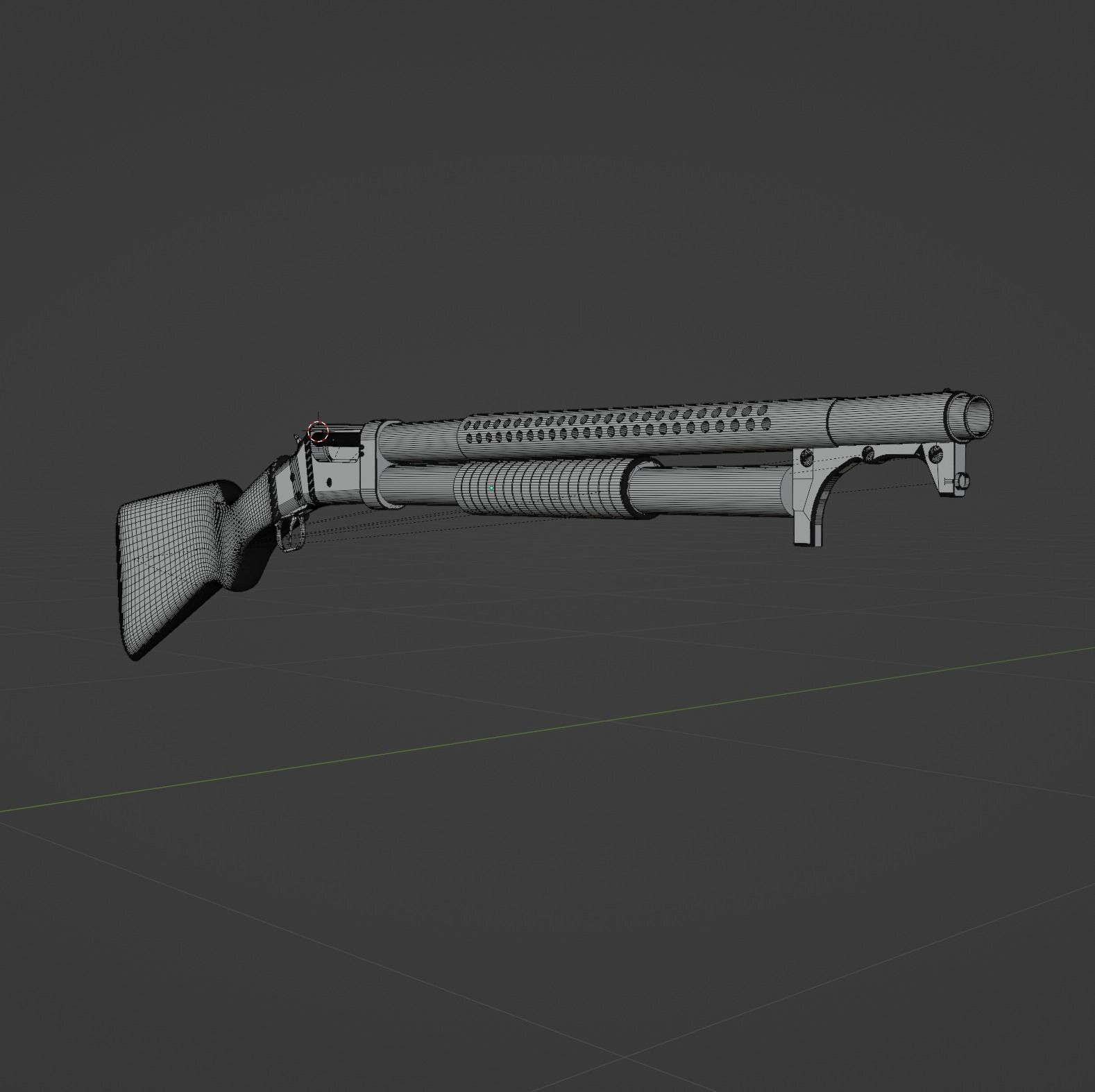 Winchester Model 1897 Trench Shot Gun Gaming Asset 3D model | CGTrader