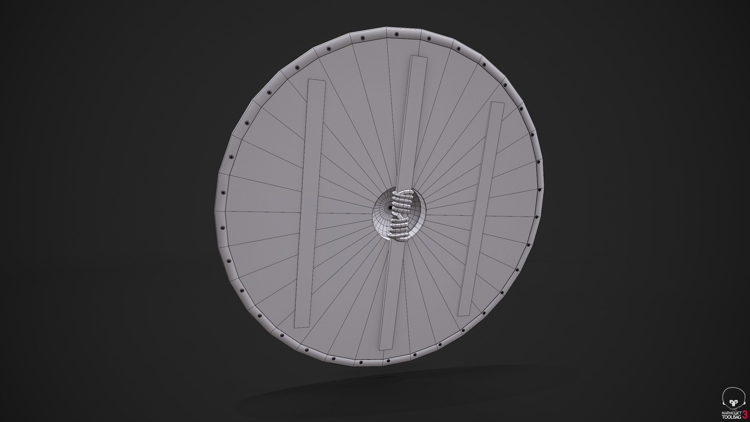 3D model Viking Shield - Game-Ready Asset VR / AR / low-poly | CGTrader
