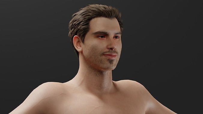 Realistic Male - Ricky 3D model rigged | CGTrader