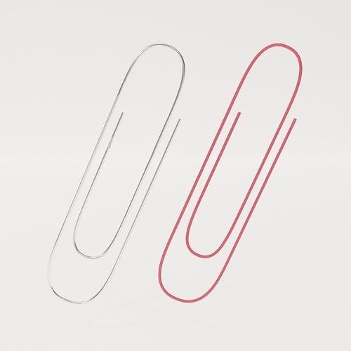 Paper Clip Model - Plastic and Metal 3D model | CGTrader