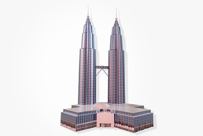 Petronas Twin Towers 3D model | CGTrader