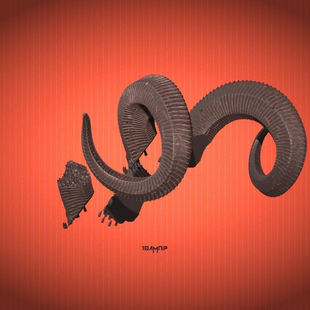 Karlach Horns From Baldurs Gate 3 3d Model 3d Printable Cgtrader