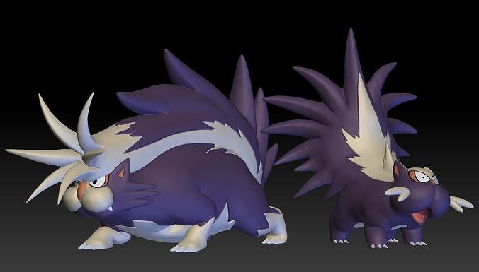 Pokemon Stunky Skuntank 3D model 3D printable | CGTrader
