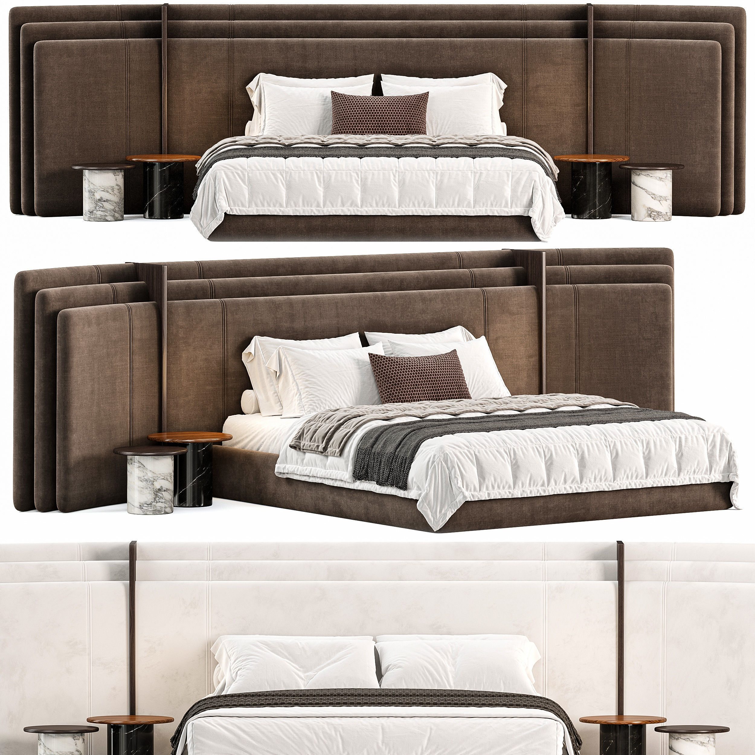 Mod Mariposa bed By Colombo 3D model | CGTrader