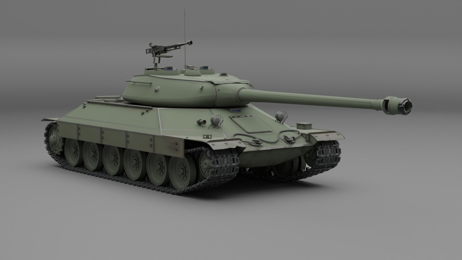 IS-6 Russian heavy tank 3D model | CGTrader