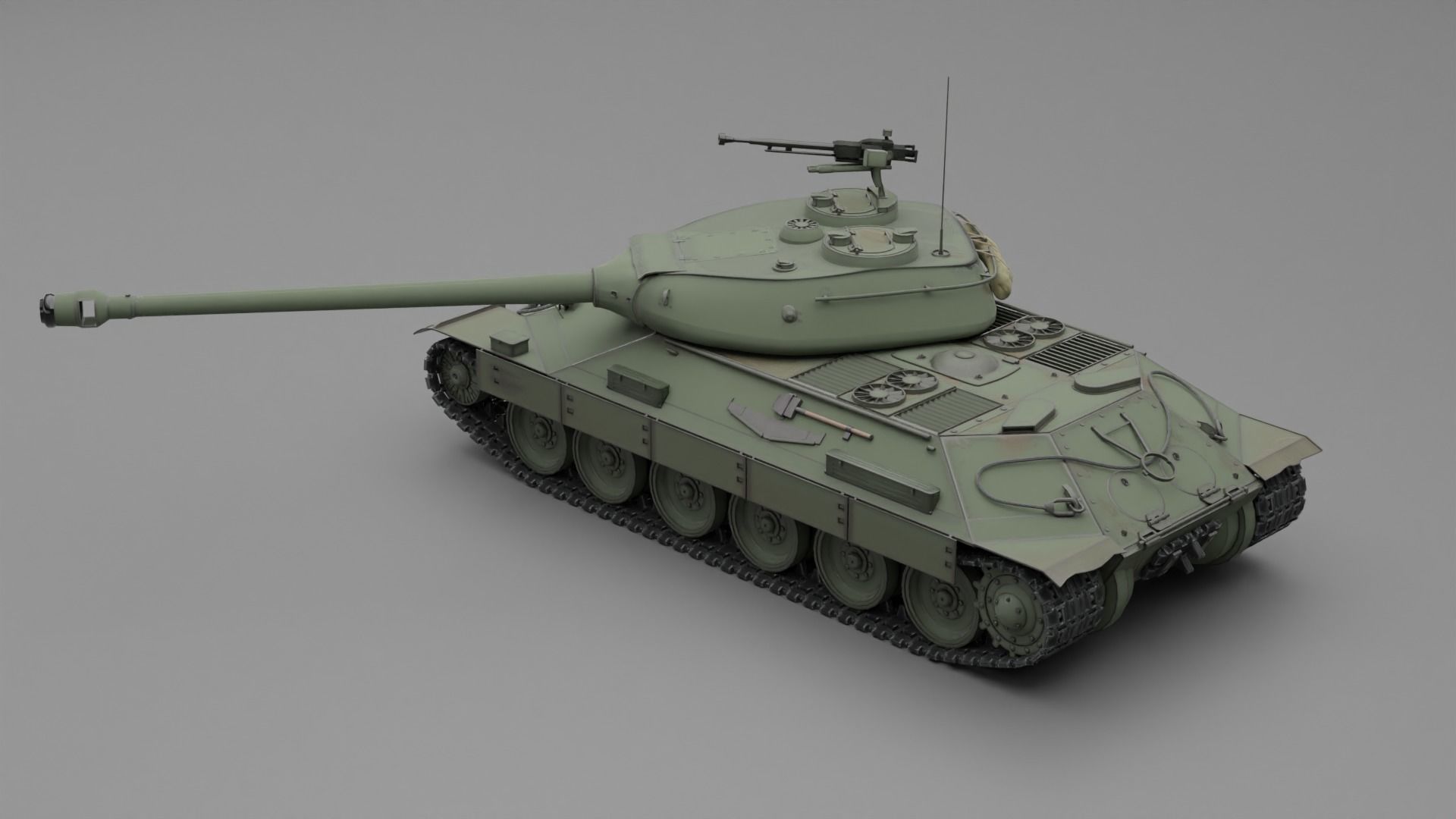 IS-6 Russian heavy tank 3D model | CGTrader