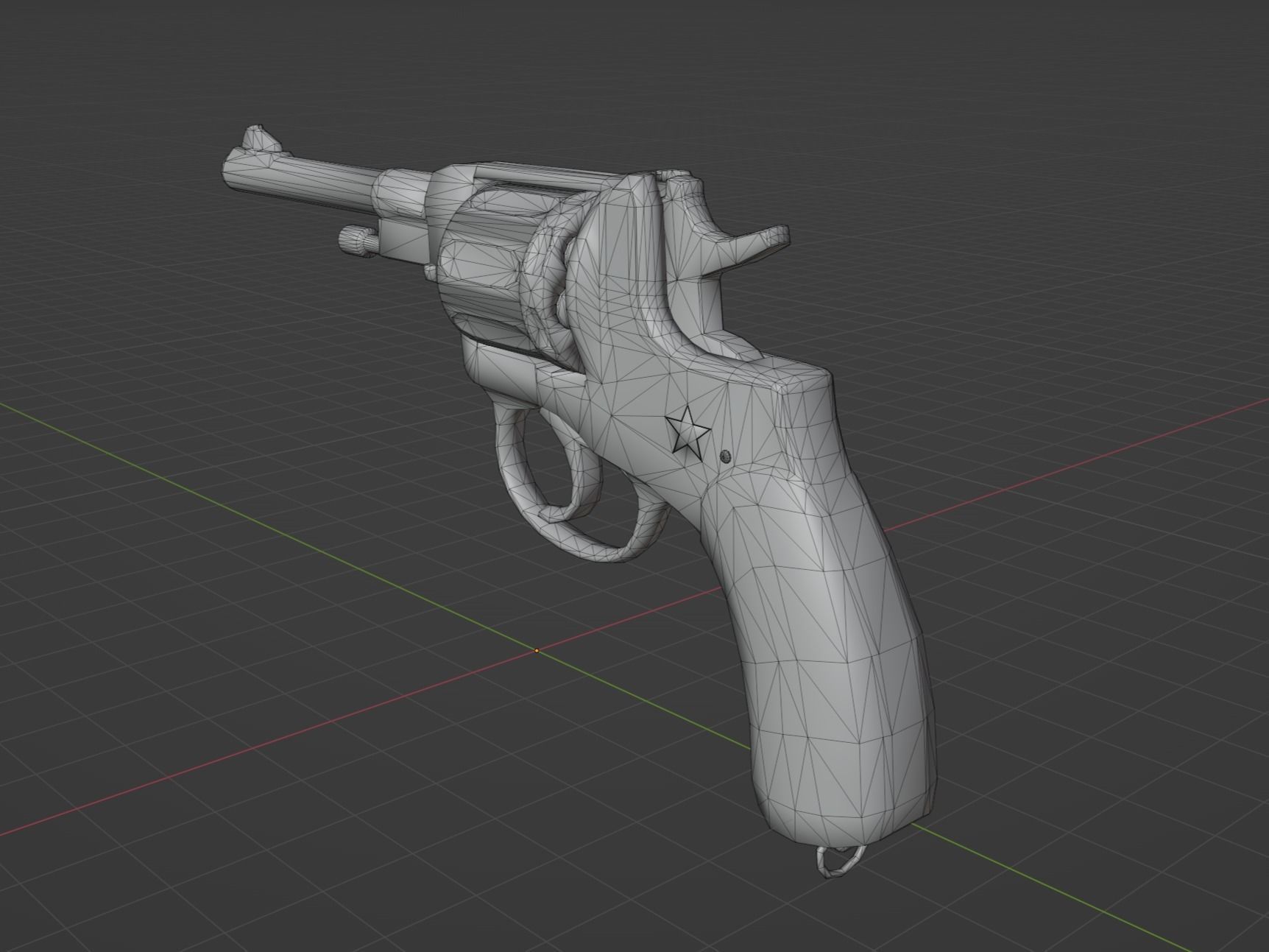 3D model M1895 Nagant Revolver VR / AR / low-poly | CGTrader