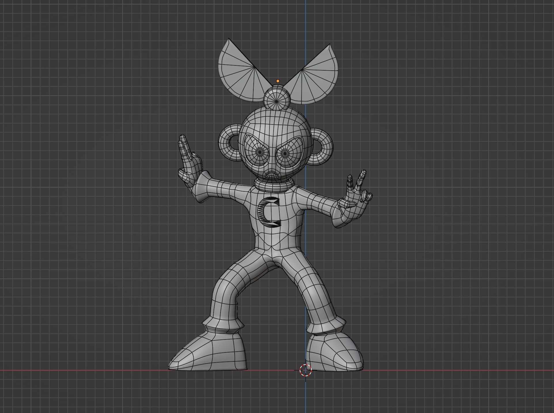 Cutman - Megaman EXE 3D model rigged | CGTrader