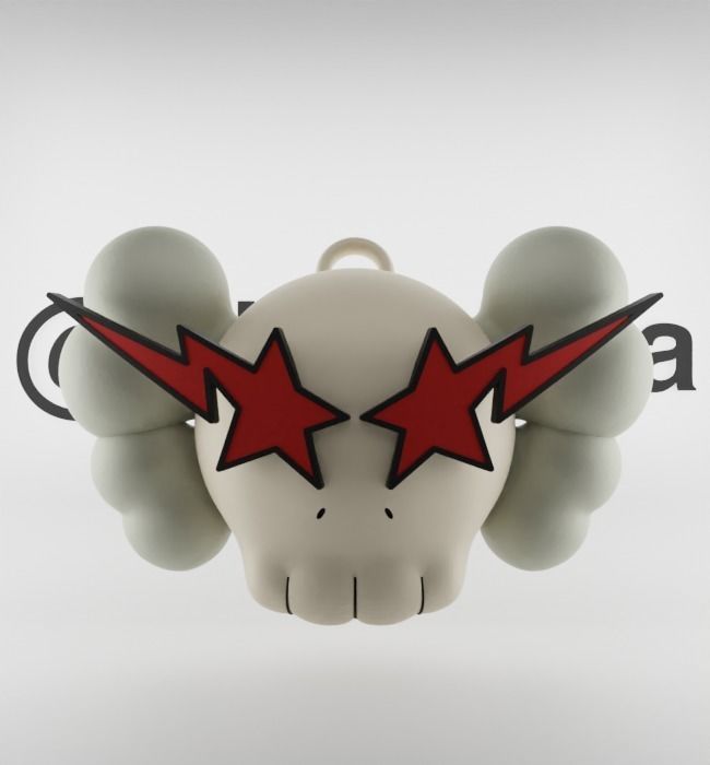 Kaws Keychain Bape Companion for Print 3D model 3D printable | CGTrader
