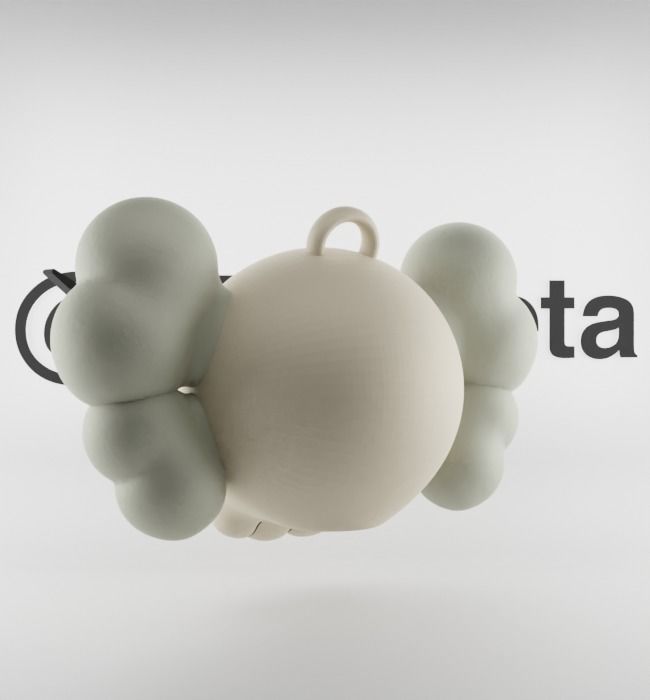 Kaws Keychain Bape Companion for Print 3D model 3D printable | CGTrader