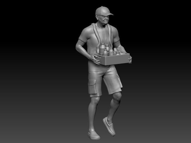 salesman drink 3D model 3D printable | CGTrader